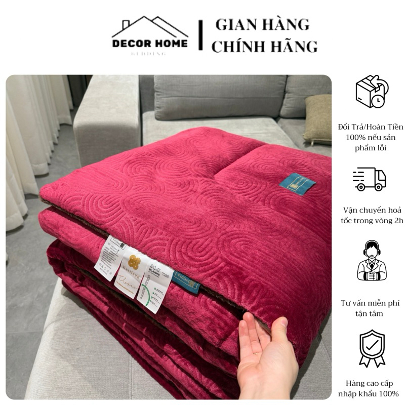 Chăn Lông Thỏ Nhập Khẩu Cao Cấp KATILAND Since 2024 Vân Sóng Nổi Cấu ...