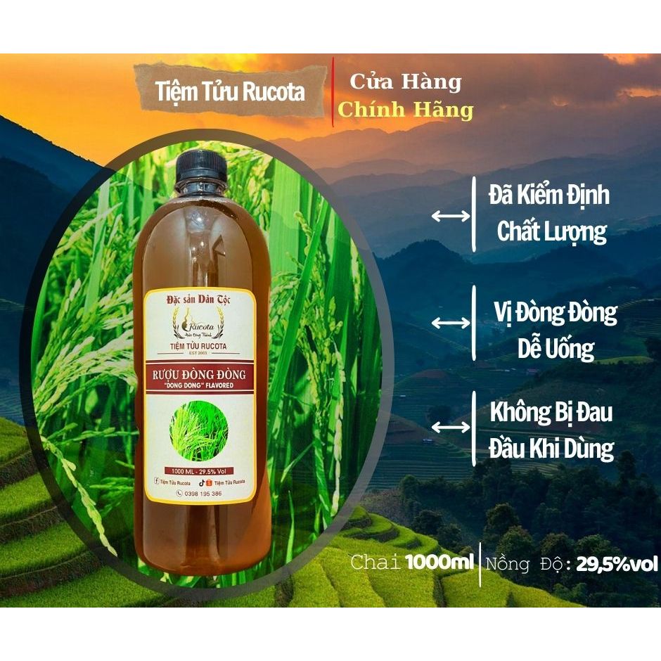 Tửu R.ượu đòng đòng hạ thổ - Chai 1l làm giảm lượng cholesterol có ...
