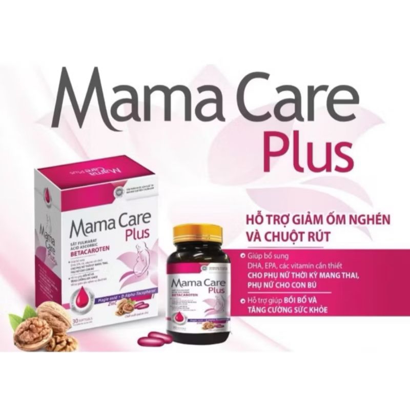 Mama Care Plus bổ sung Multivitamin cho phụ nữ có thai và cho con bú ...