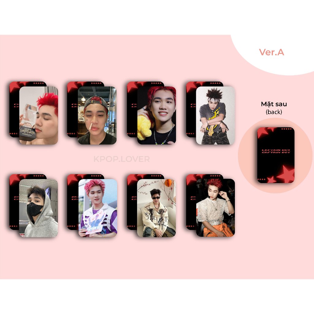 SET 8 CARD BO GÓC Captain Boy Đức Duy | Shopee Việt Nam