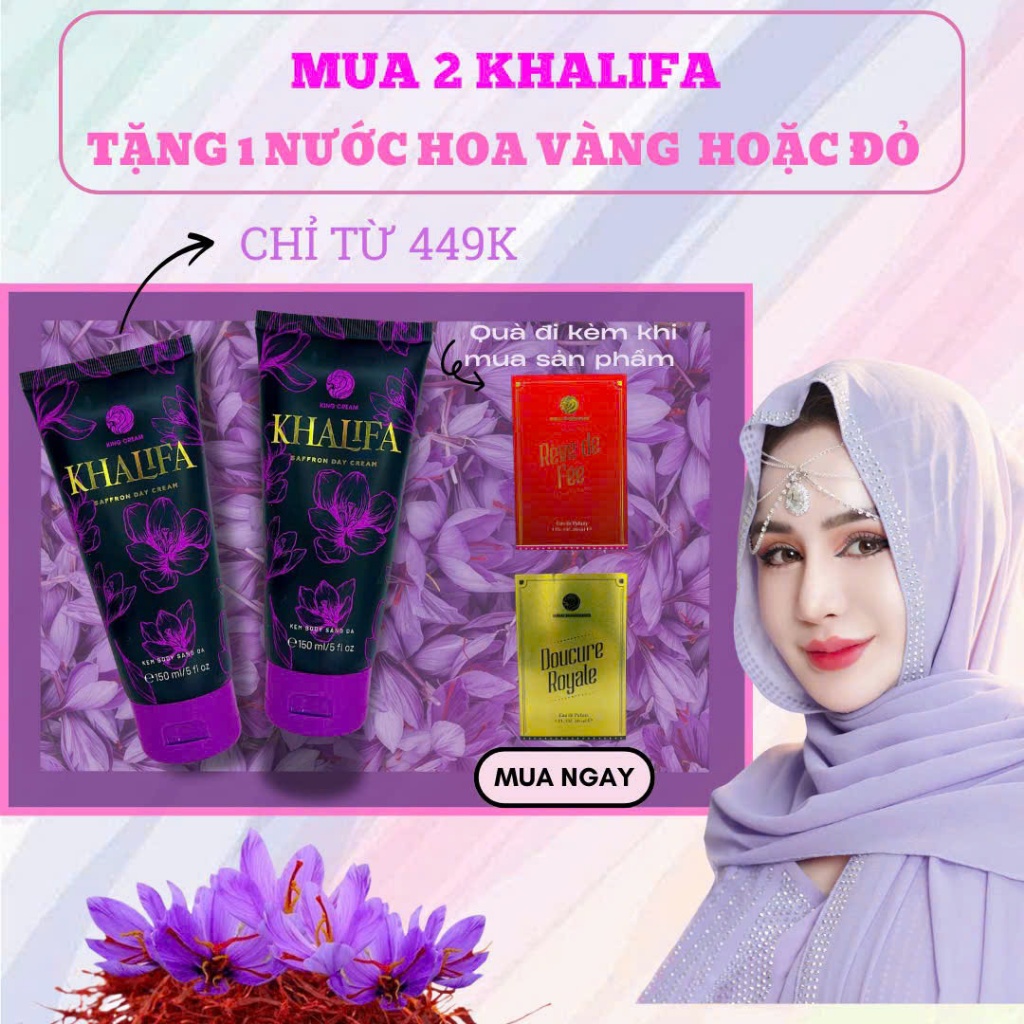 KEM BODY KHALIFA 150ML TẶNG NƯỚC HOA 30ML [ Khi Mua Từ Hai Chai ...