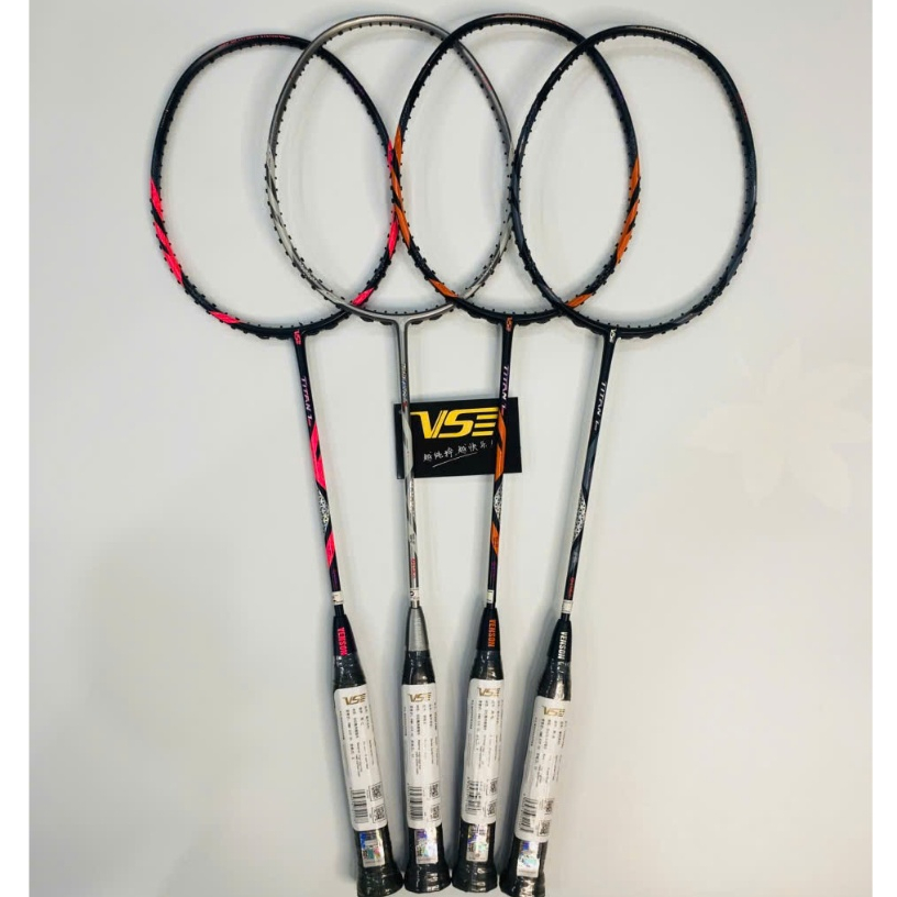 Vợt Cầu Lông VS Titan 7 Pro Lực Căng Max 16,3Kg Tặng( Quấn Cán + Công ...