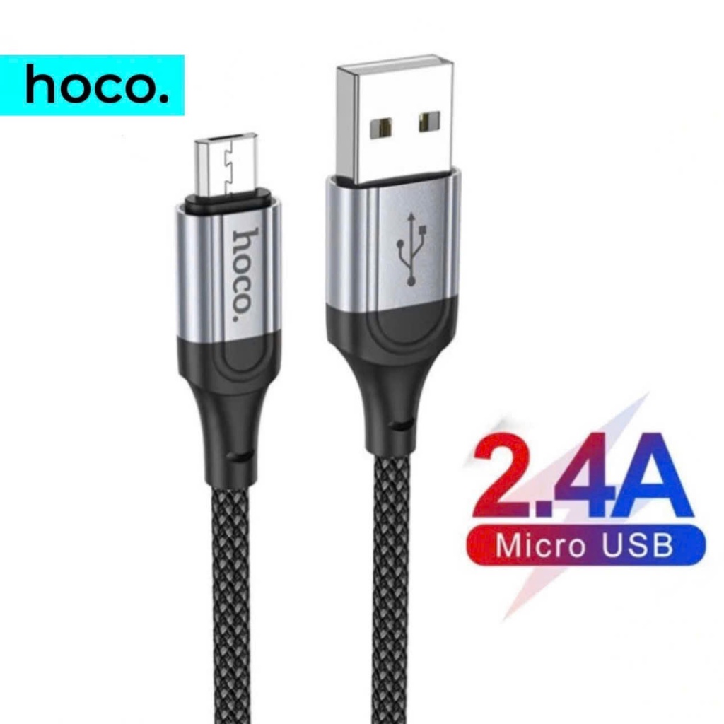 Cáp sạc nhanh Hoco X102 MICRO USB cho samsung xiaomi oppo ... dây sạc bện dù chống đứt chiều dài ...