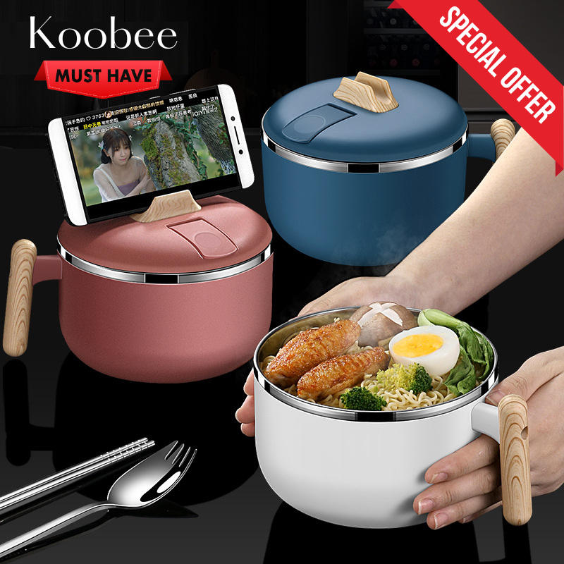 Tô ăn mì - Bát inox 316 úp mì có nắp đậy dung tích 1200ml có lỗ thoát ...