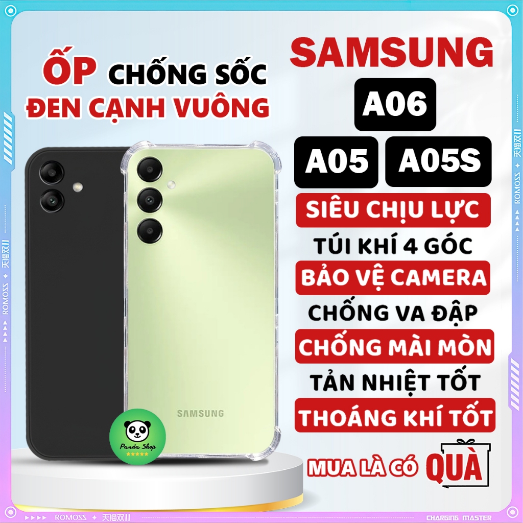 Ốp Lưng Samsung A05 / A05S , A06 Bảo Vệ Cam, Chống Sốc, Trong Suốt, Silicon Vỏ điện thoại, bảo ...