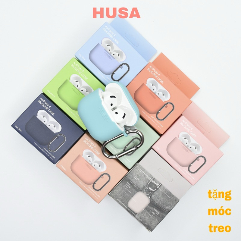 Case Airpod Pro/4/3/2/1 Dẻo chống va đập trong suốt HUSA | Shopee Việt Nam