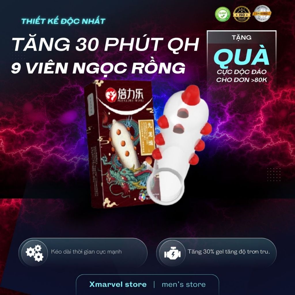 Bao cao su bi to khổng lồ HBM 9 bi Hộp 2 chiếc Bcs XMARVEL | Shopee ...