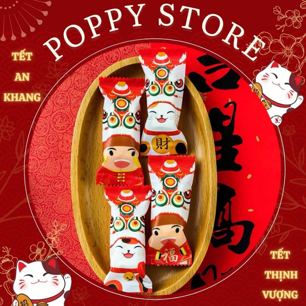 Túi đựng kẹo nougat, túi hàn miệng, túi đựng kẹo tết, túi hàn miệng ...