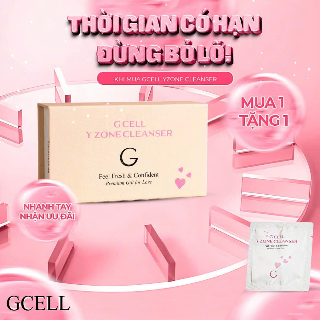 Gcell yzone cleanser ( gcell ) xxvirgin ( Hàng Chính Hãng ) | Shopee ...
