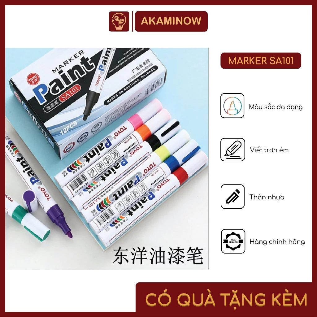 BÚT SƠN TOYO Paint Marker SA101 - Bút repaint Đánh Dấu Lốp Xe, Giày Dép ...
