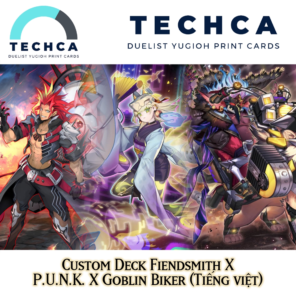 Bài In Tiếng Việt - Bộ bài Yugioh - Custom Deck - Fiendsmith X P.U.N.K ...
