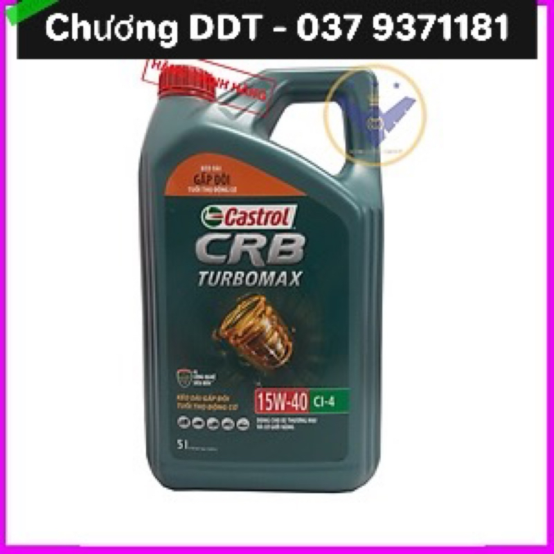 Dầu nhớt chính hãng- Dành cho động cơ Dieesl - Castrol 15W40 Tubomax ...
