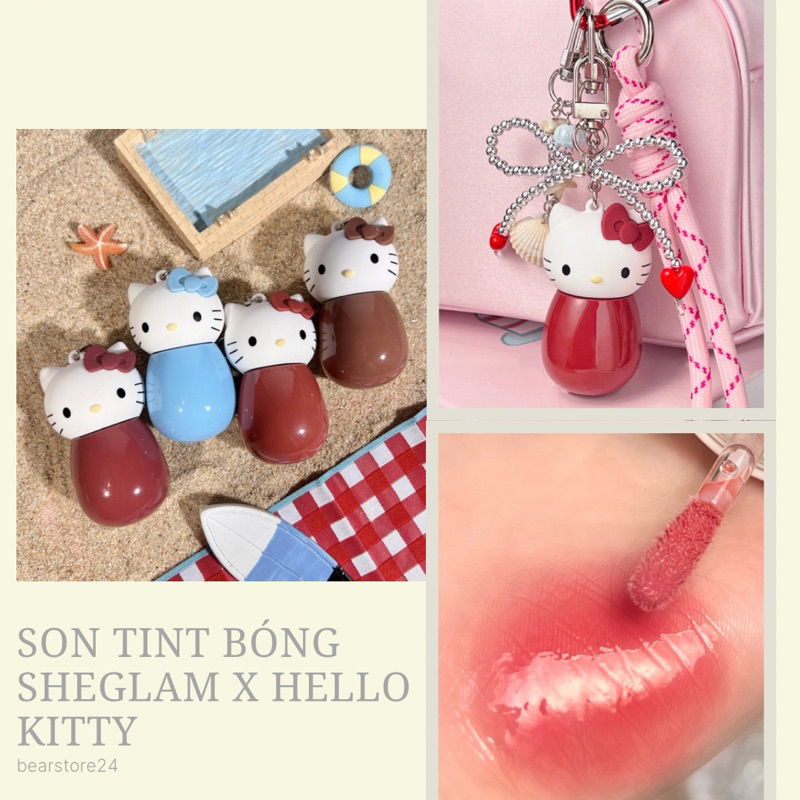 (XẢ KHO) shegIam Son Tint Bóng Sheglam x Hello Kitty 3g | Shopee Việt Nam