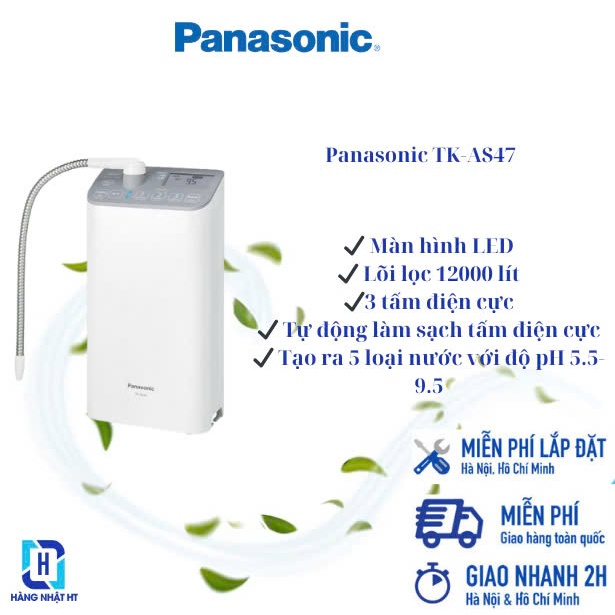 Máy lọc nước Panasonic TK-AS47-H tạo ra 5 loại nước | Shopee Việt Nam