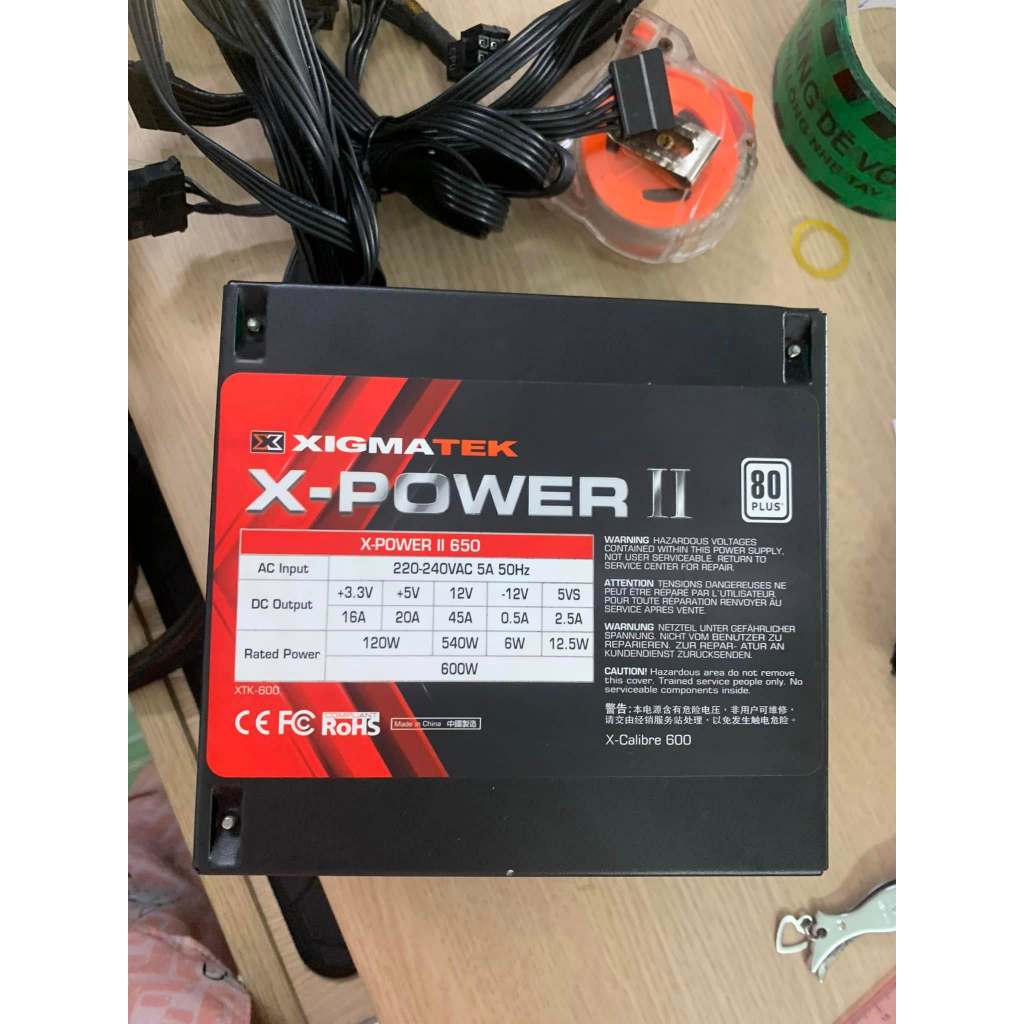 Bộ Nguồn Máy Tính Xigmatek X-Power II 650 Hàng Tháo Máy Chính Hãng ...