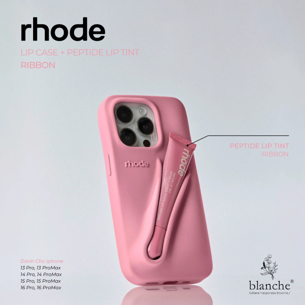 Ốp Điện Thoại Rhode Lip Case Ribbon, Toast, Raspberry Jelly, Espresso ...