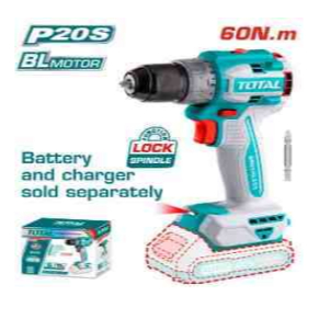 Máy Khoan Siêt Vít 2 Chức Năng 60Nm Dùng Pin 20V TOTAL ( TDLI20602 - TDLI206021 ) | Shopee Việt Nam