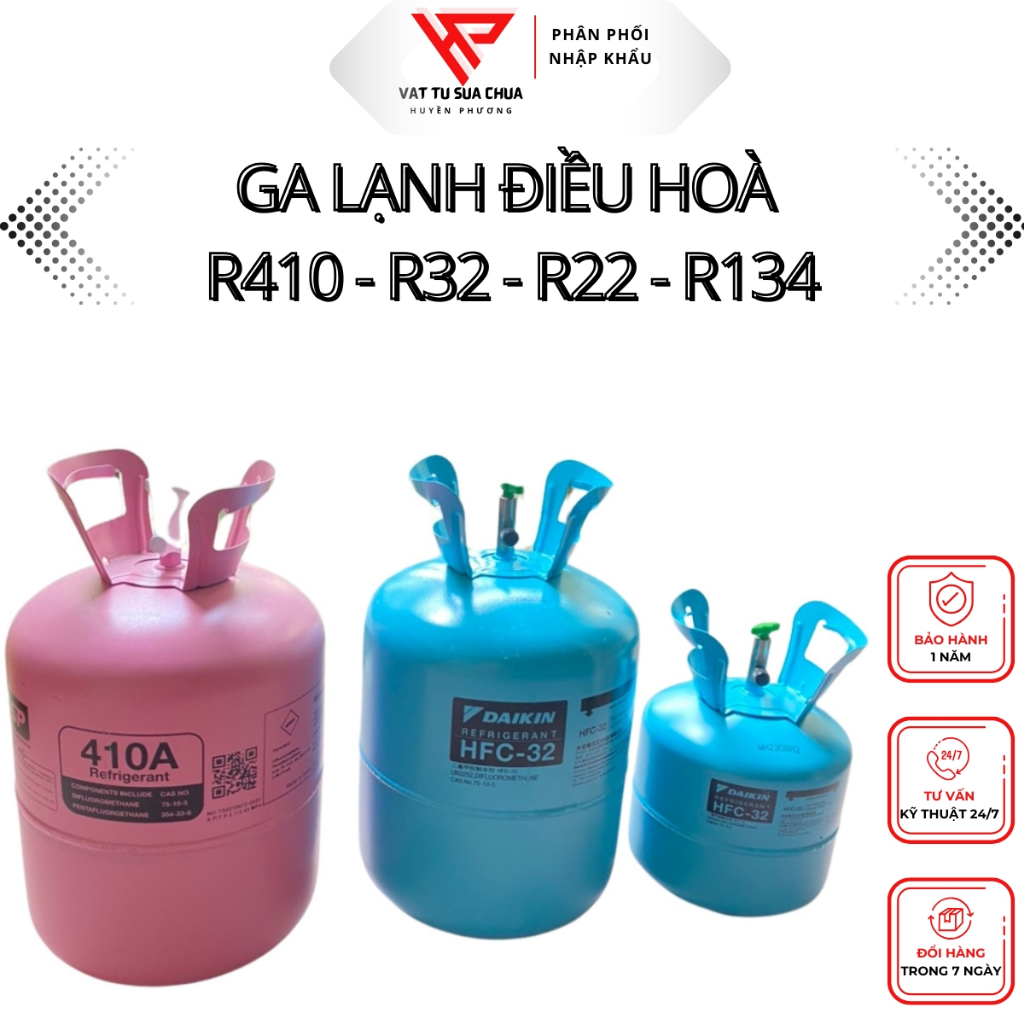 Ga lạnh điều hòa R410a R32 R22 R134 R404 dùng cho máy lạnh điều hòa | Shopee Việt Nam