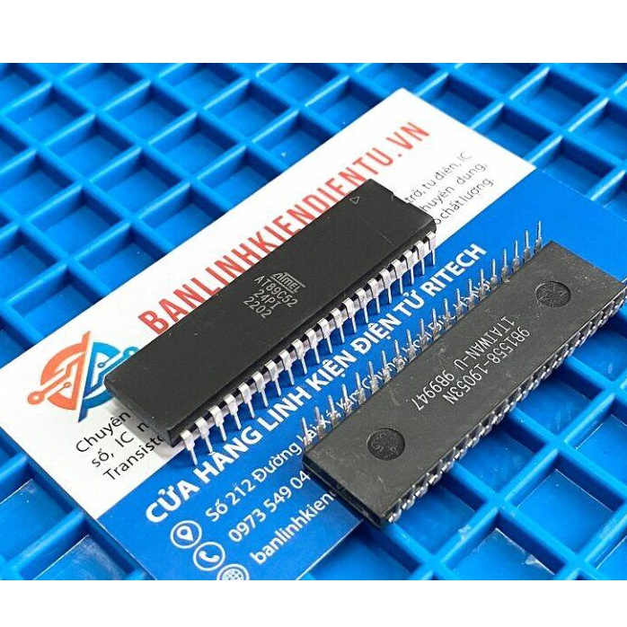 AT89C52 AT89C52-24PI Vi điều khiển 8-bit DIP-40 | Shopee Việt Nam