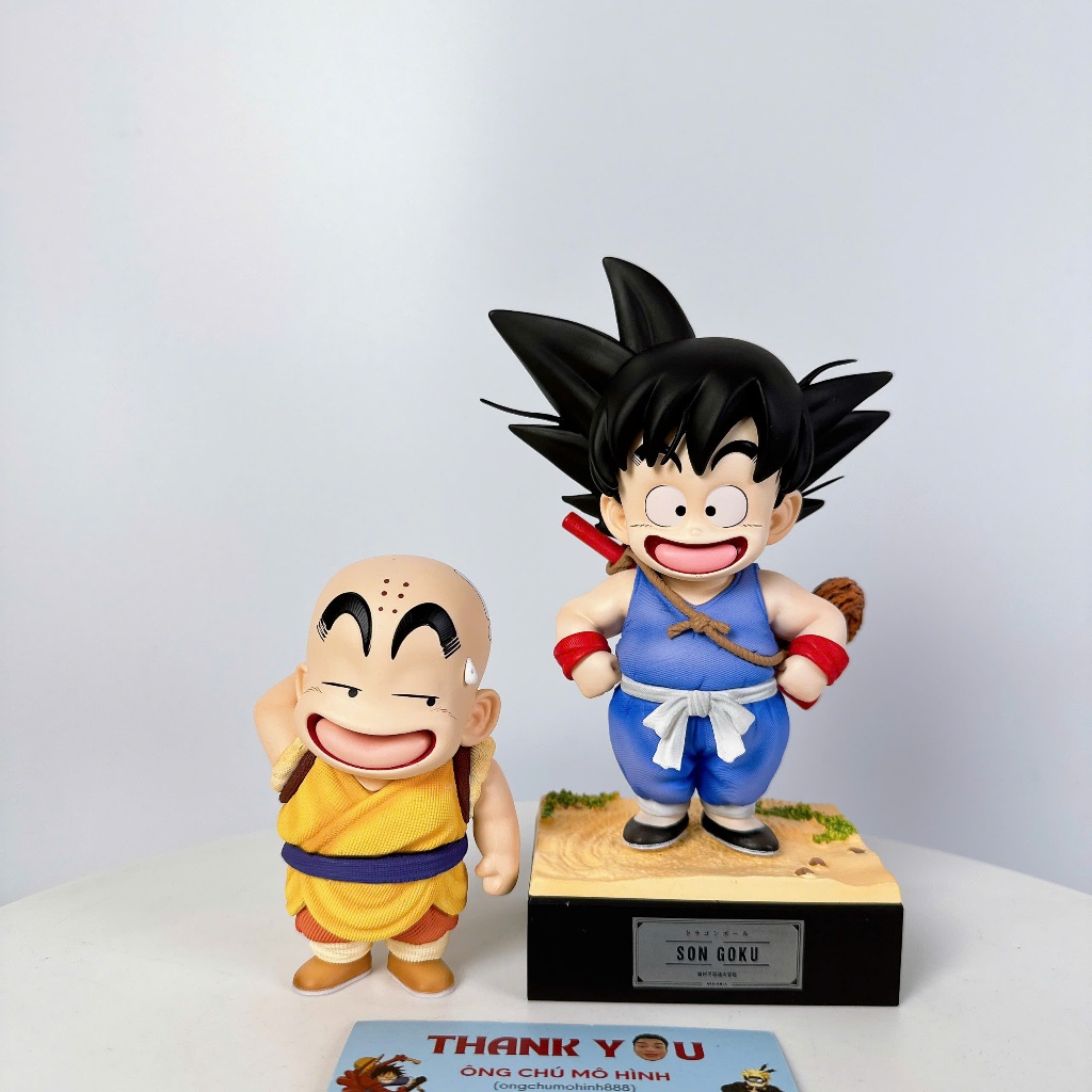 Mô Hình Goku 15cm và Krilin 11cm Thời Thơ Ấu Siêu Dễ Thương ...
