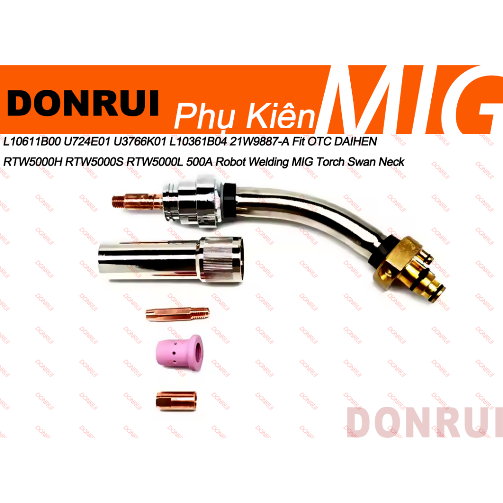 Chụp khí OTC DAIHEN Nozzle U724E01 RTW5000H RTW5000S RTW5000L 500A ...