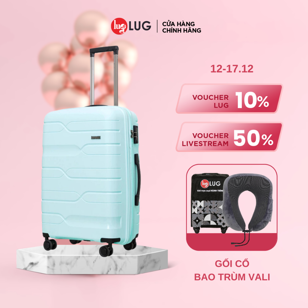 Vali Du Lịch LUG Lusetti LS802 Size20/Size24 Nhựa PP Chống Bể vỡ - Hạn ...