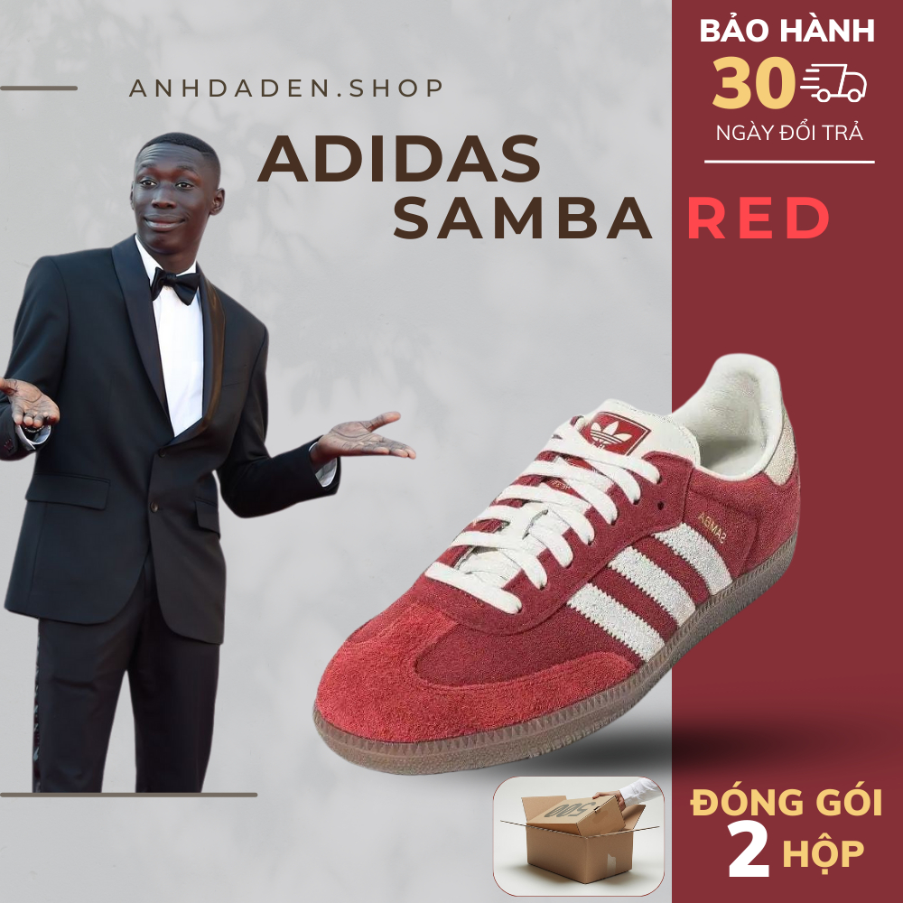 Giày Das Samba OG Đỏ Talchum Adi.das Samba Tal Red dễ phối đồ basic ...