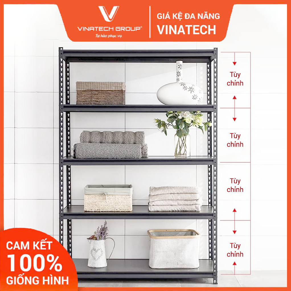 Kệ Sắt V Lỗ 5 Tầng D1000xR400xC2000 Chính Hãng VINATECH - Kệ Sắt Lưu ...