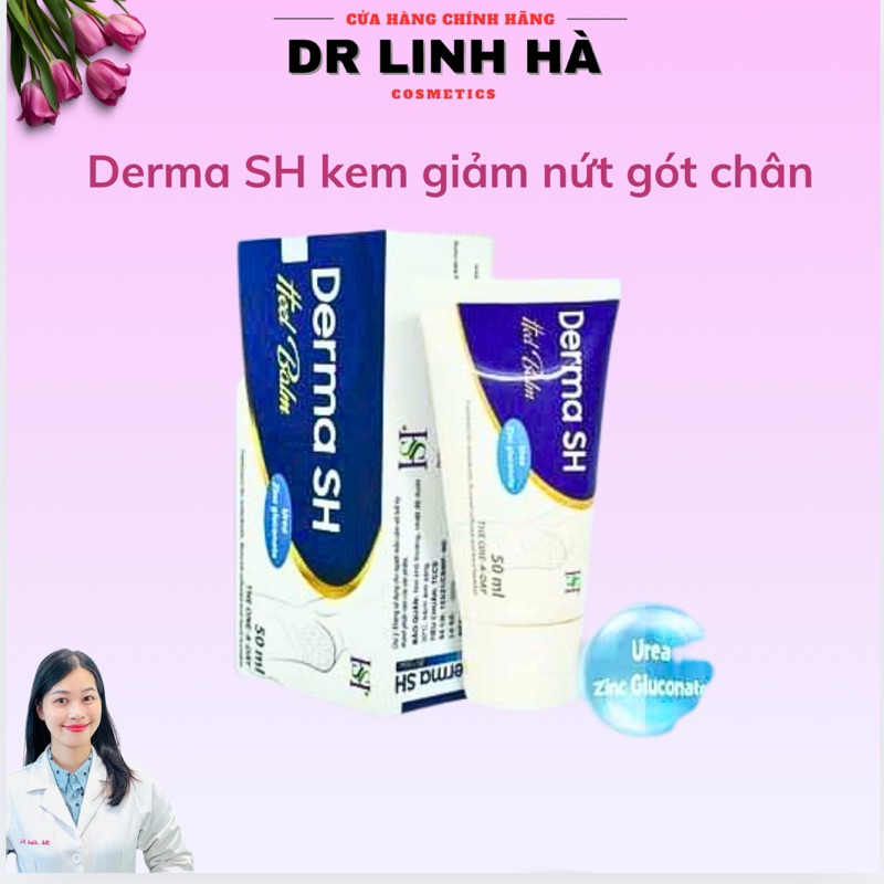 Kem DErma SH giảm nứt gót chân , cấp ẩm , phục hồi da vùng gót chân ...