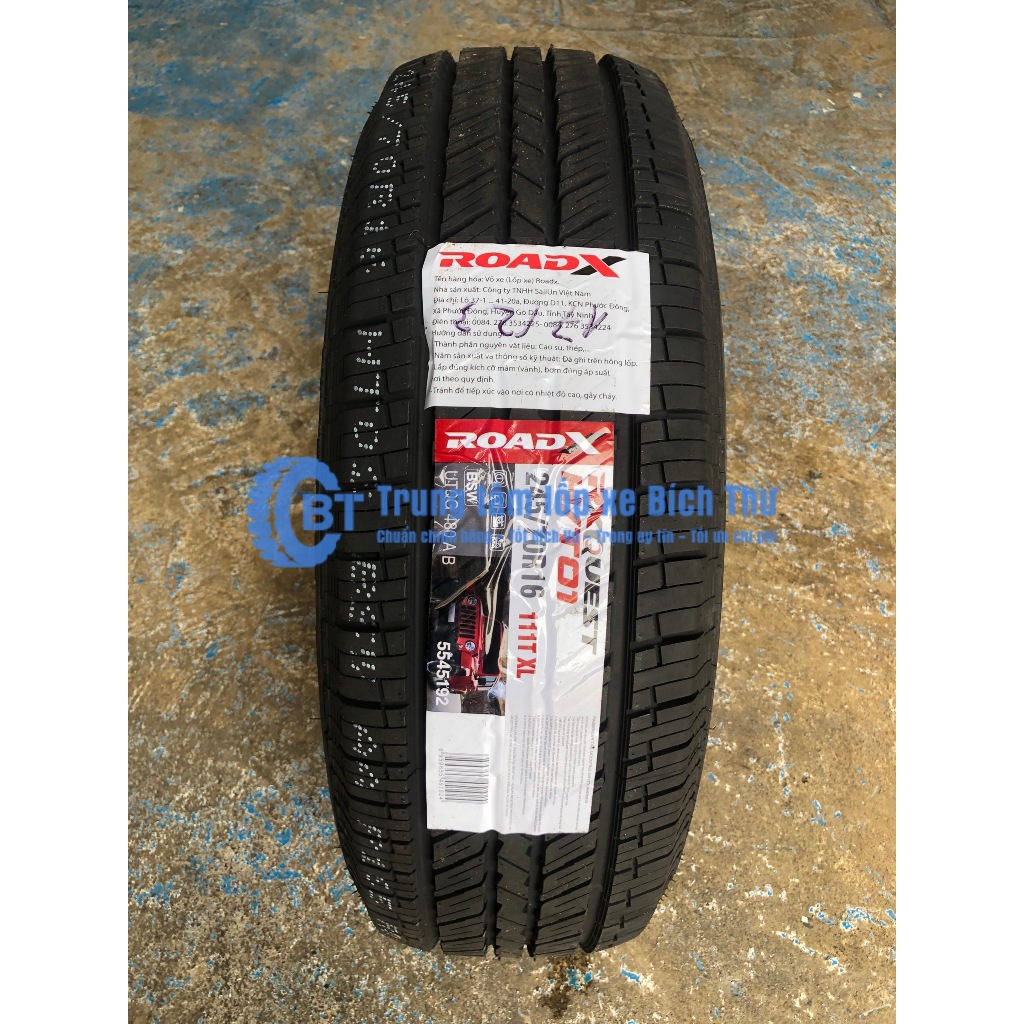 Lốp RoaDX 245/70R16 H/T01 ( Lốp dành cho Ford Everest, Nissan Navara, Mitsubishi Triton ...