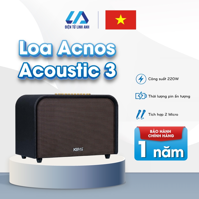 Loa karaoke Acnos Acoustic 3 - Hàng Chính Hãng, Linh Anh Audio | Shopee Việt Nam