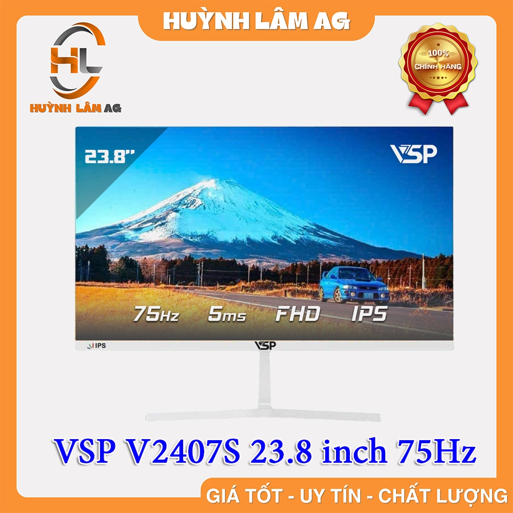 Màn hình VSP V2407S - Trắng Đen - 75Hz - Chính Hãng | Shopee Việt Nam