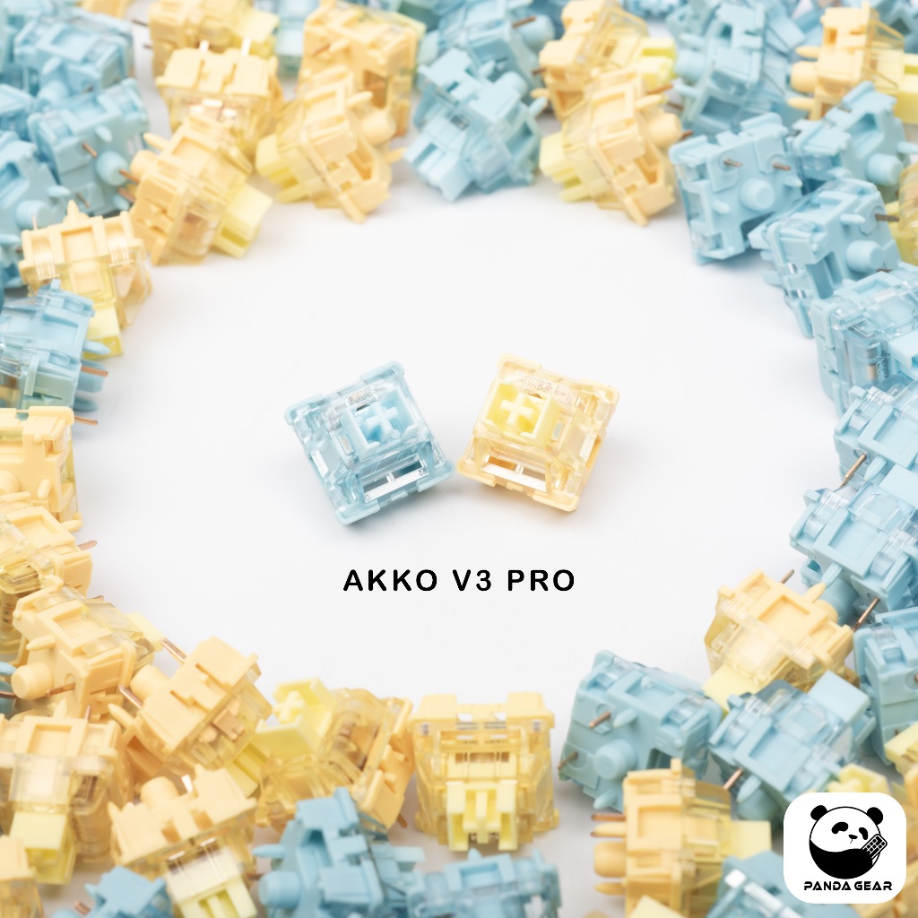 Switch Akko v3 Pro Creamy Yellow Creamy Blue prelubed công tắc bàn phím ...