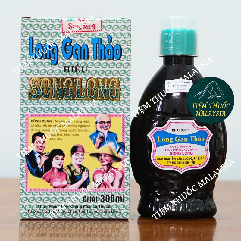 Long gan thảo hiệu Song Long 300ml - Hỗ trợ tăng cường chức năng gan ...