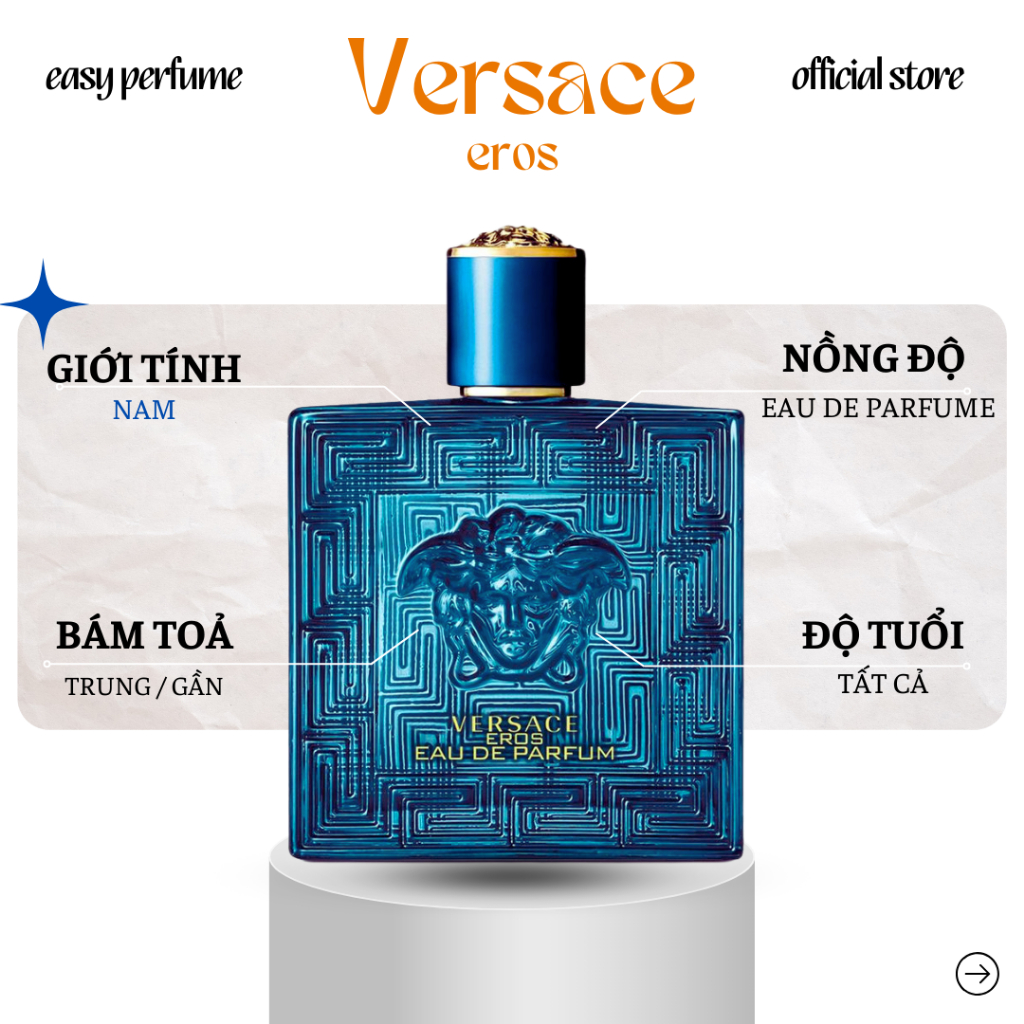 Nước hoa Nam VERSACE EROS chiết 10ml Chính Hãng 100% | Easy Perfume ...