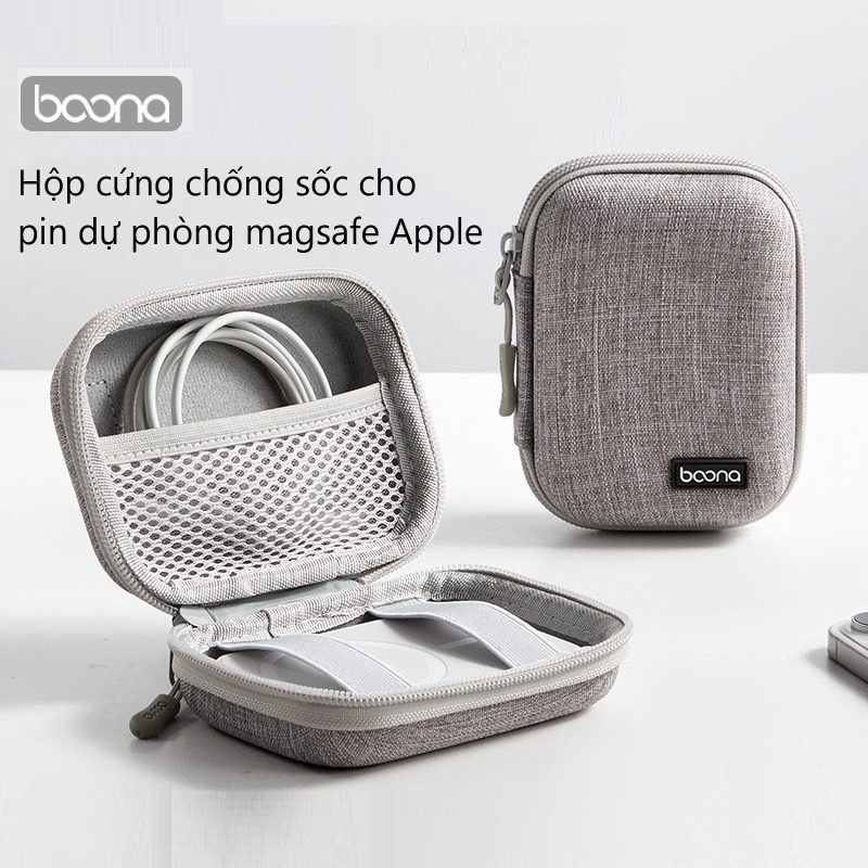 Hộp đựng chống sốc đựng pin sạc dự phòng magsafe magnetic Boona / Baona F003 - Vu Studio ...