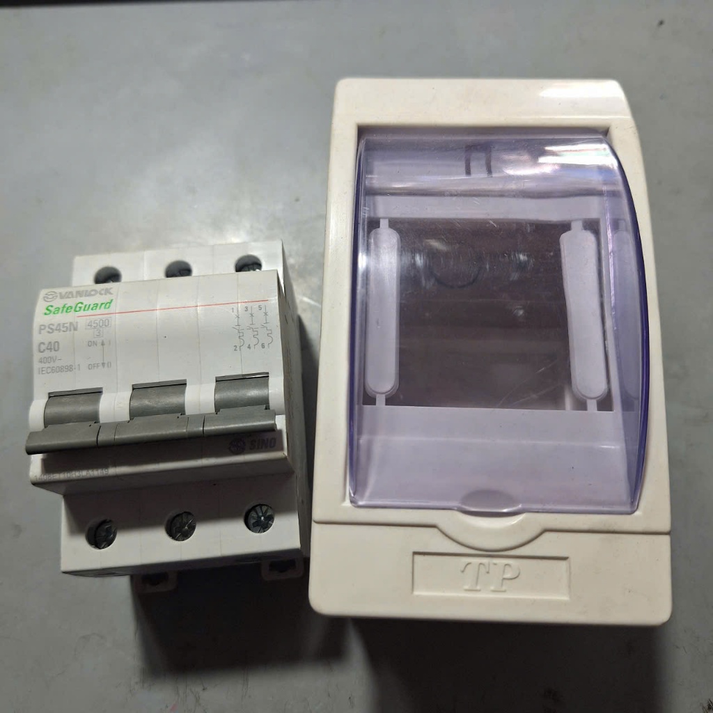 MCB 3P 3 pha 3 cực át tô mát SINO mcb tổng 6A 10A 16A 20A 25A 32A 40A ...