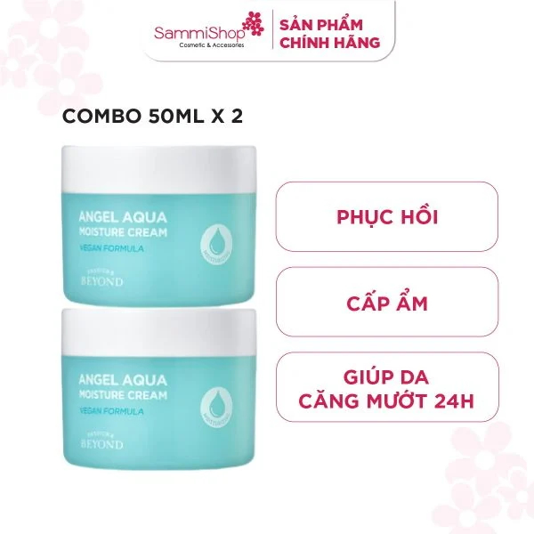 Combo Beyond Kem dưỡng Angel Aqua Moisture Cream 150mlx2 | Shopee Việt Nam
