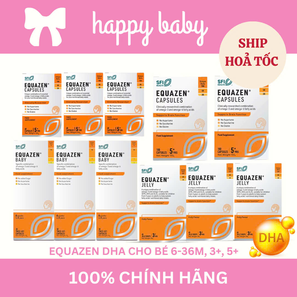 [mẫu mới]EQUAZEN DHA dầu cá tươi từ anh quốc | Shopee Việt Nam
