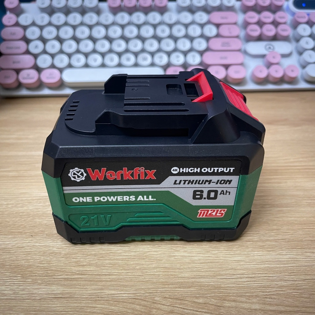 Pin Workfix 15 Cell - Mạch 4 Mosfet Dòng Xả Cao Vỏ ABS Chống Va Đập ...