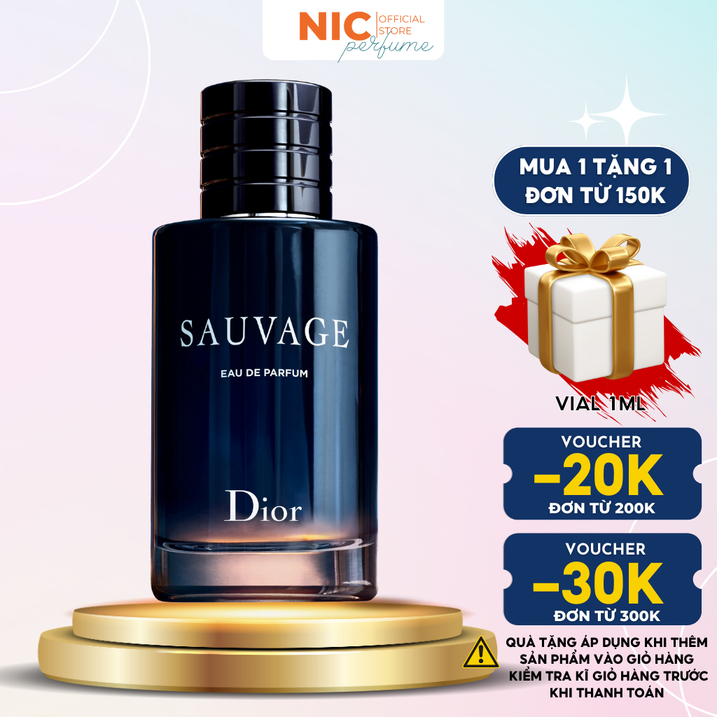 Nước hoa nam Dior Sauvage EDP 10ml - Nic perfume | Shopee Việt Nam