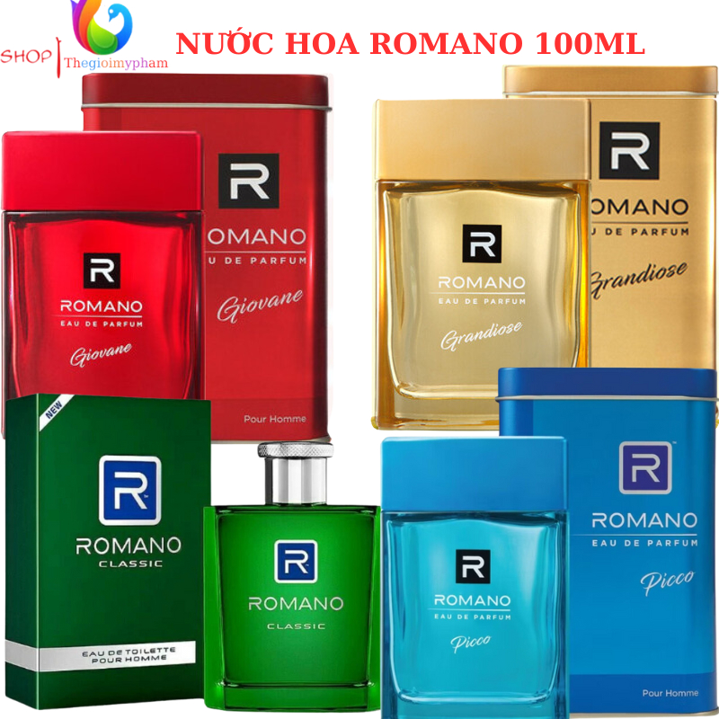 NH Ro EDP-(Nước Hoa Romano EDP) Hương Classic/ Grandiose/ Giovane ...