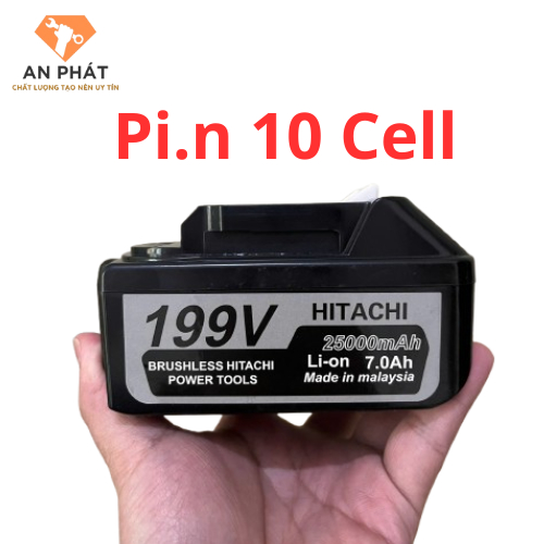 Pin 10 cell , 15 cell , 20 cell Hitachi chân pin phổ thông m21 4cm Hàng ...
