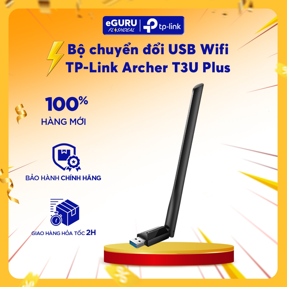 Bộ chuyển đổi USB Wifi TP-Link Archer T3U Plus/T3U/ T3U Nano - Hàng ...
