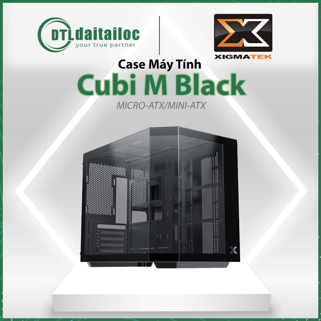 Case Xigmatek Cubi M Black En42775 | Chính Hãng | Bảo Hành 12 Tháng | Shopee Việt Nam