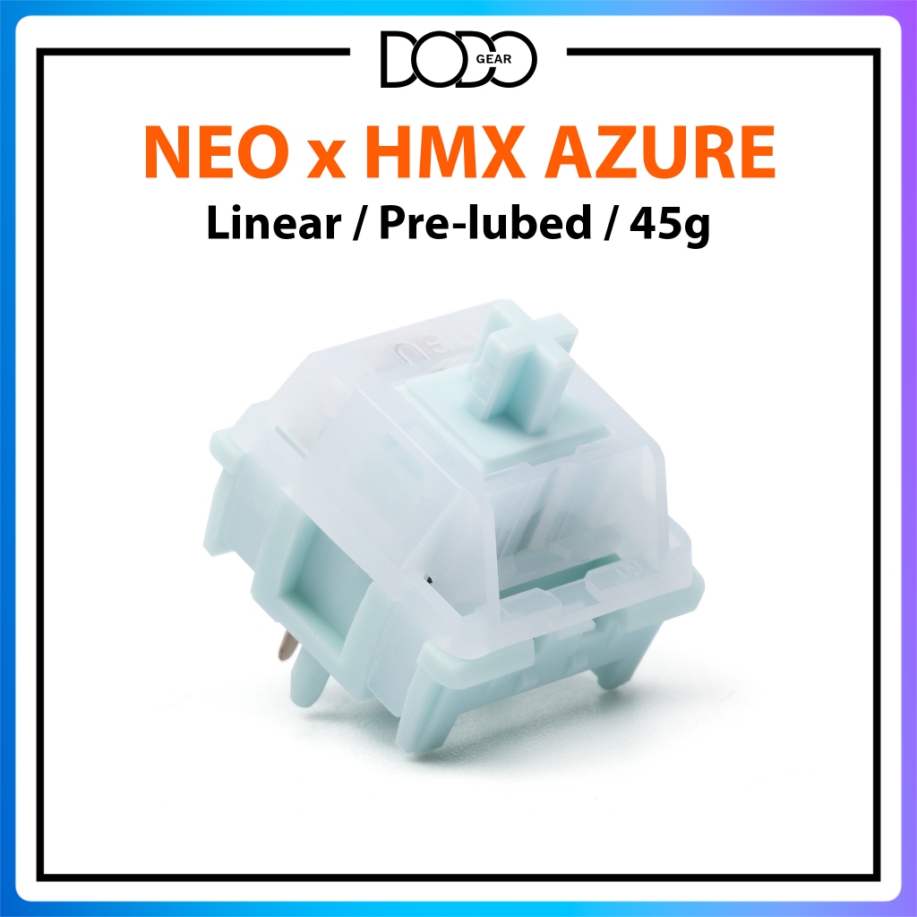 Switch HMX Azure 5 PIN Linear 45g công tắc bàn phím Switch HMX Azure DoDo Gear | Shopee Việt Nam