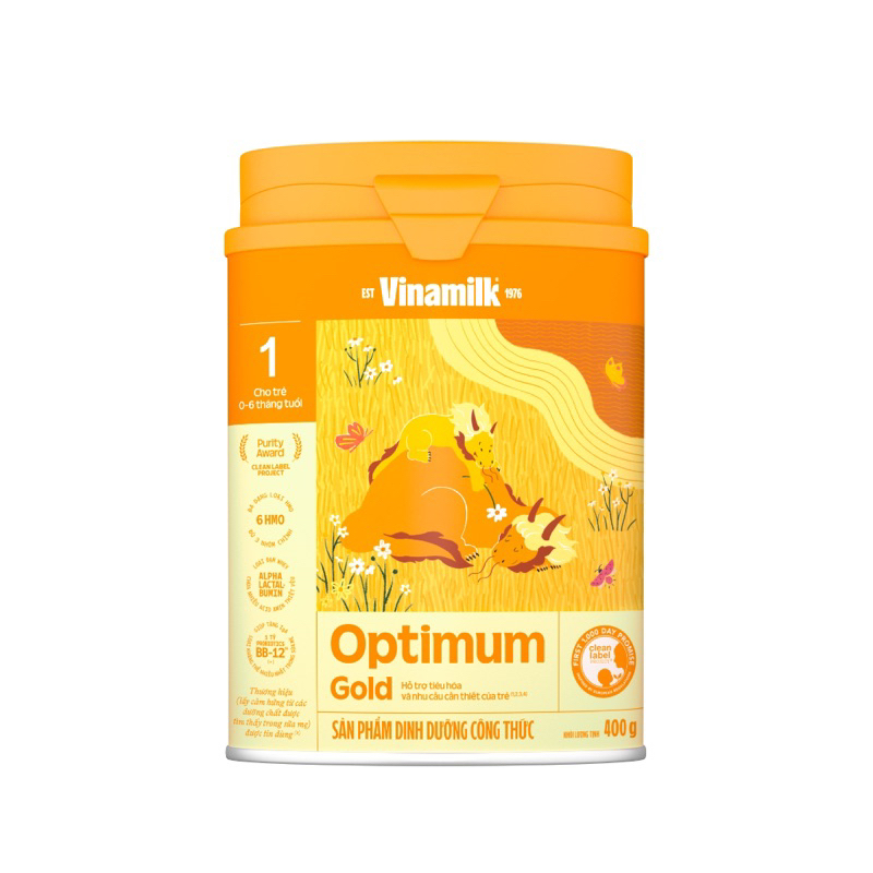Optimum Gold 1 400g(0 đến 6 tháng) mẫu mới có mã tích điểm | Shopee ...