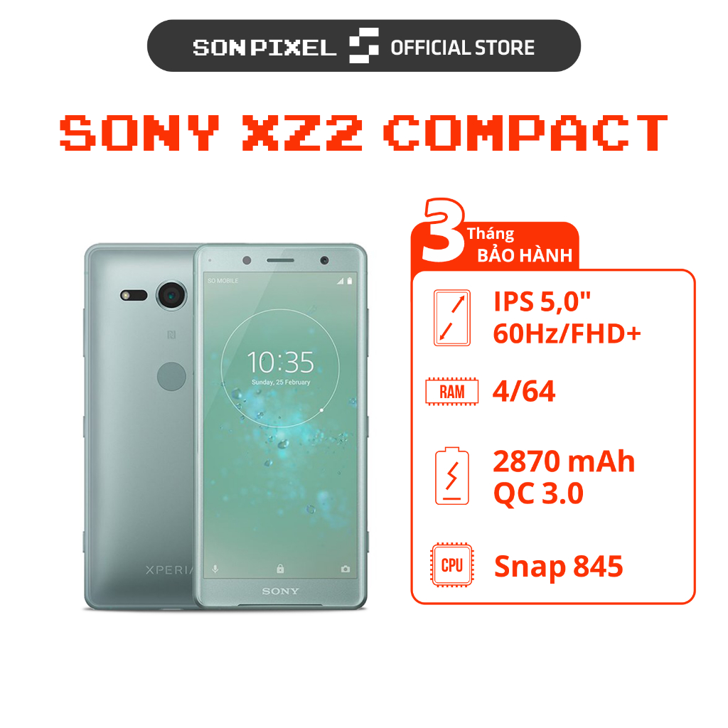 Sony XZ2 Compact, Điện Thoại Sony Xperia XZ2 Compact Chip Snapdragon 845, Ram 4/64GB. SonPixel ...