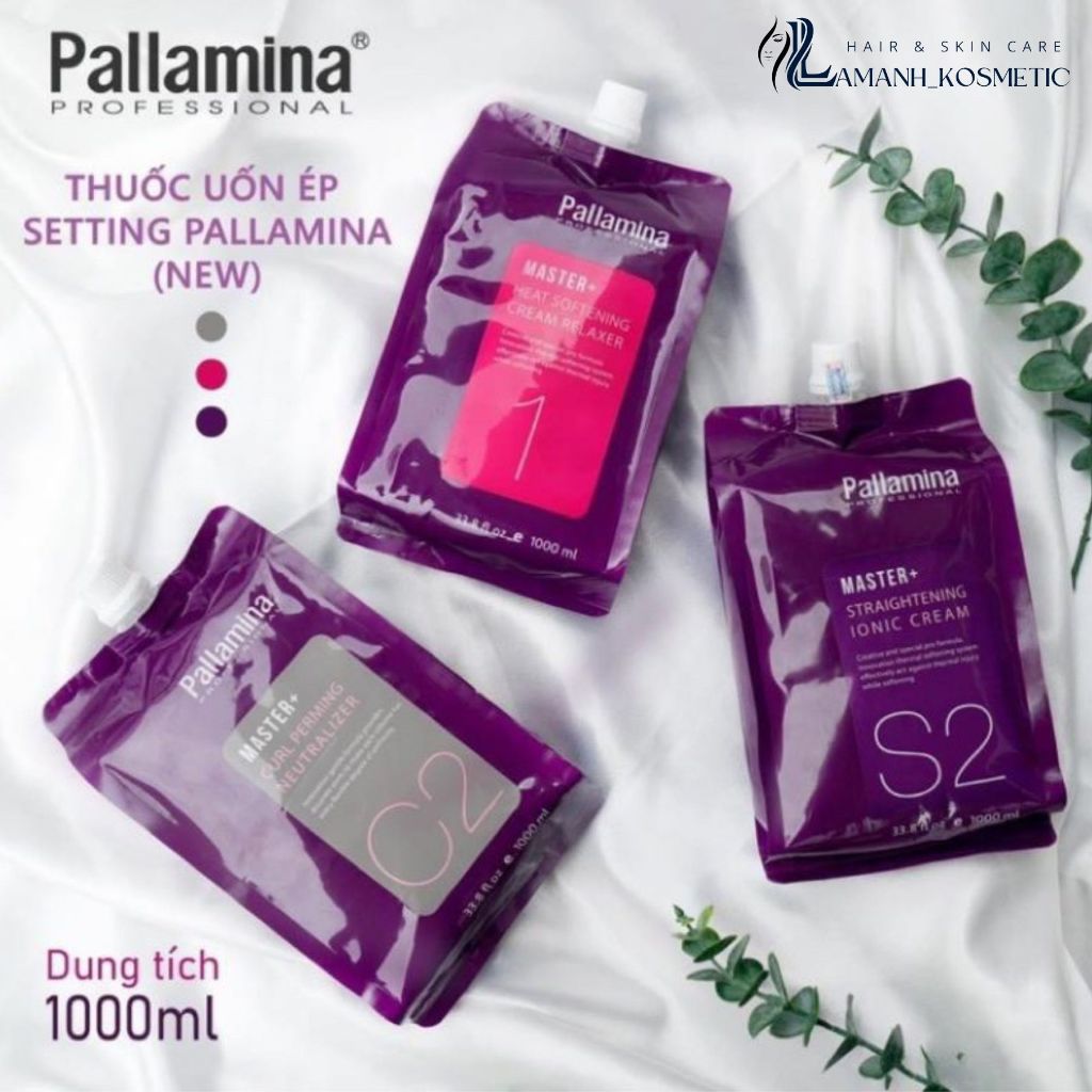 Thuốc Uốn - Duỗi Ép Tóc PALLAMINA NEW - 1000ML | Shopee Việt Nam
