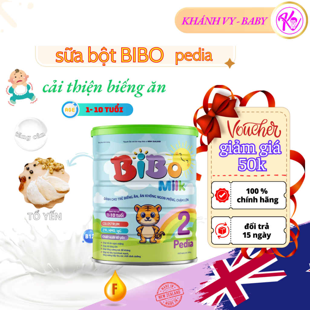Sữa bột BIBO PEDIA giải pháp tăng cân , giúp bé ăn ngon cải thiện tiêu ...